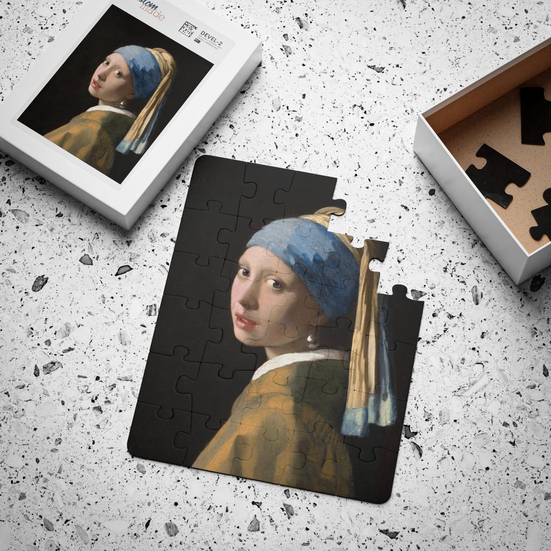 Kids' Puzzle, 30-piece - Vermeer Girl With a Pearl Earring Educational ...