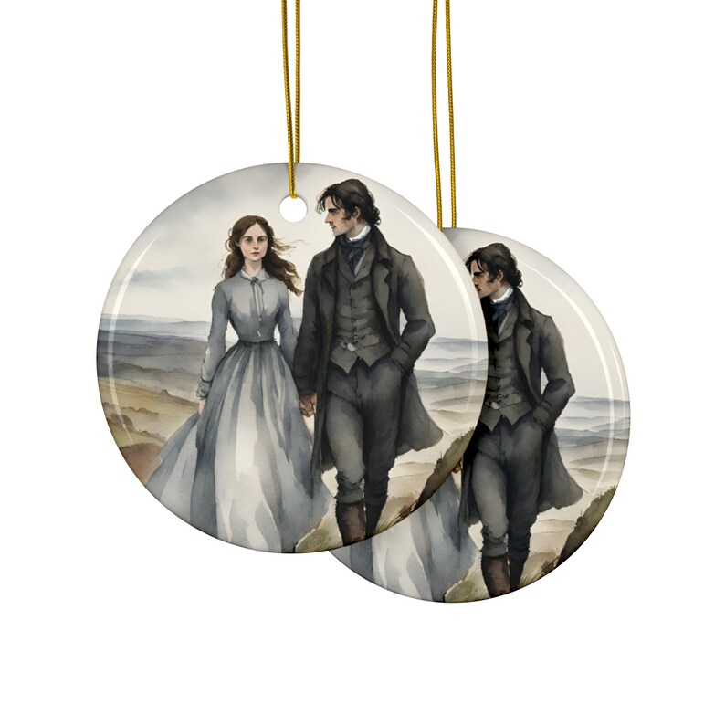 Wuthering Heights, Emily Bronte, Ceramic, Ornament, Christmas, Holiday ...