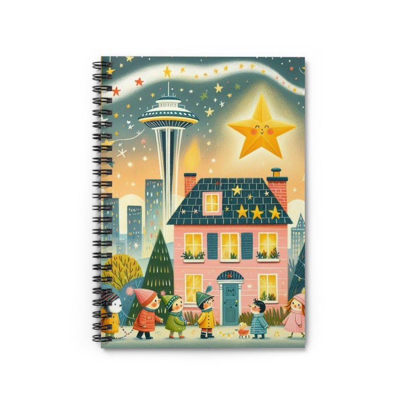 Seattle Space Needle Spiral Notebook: Twinkle Star Diary - Etsy