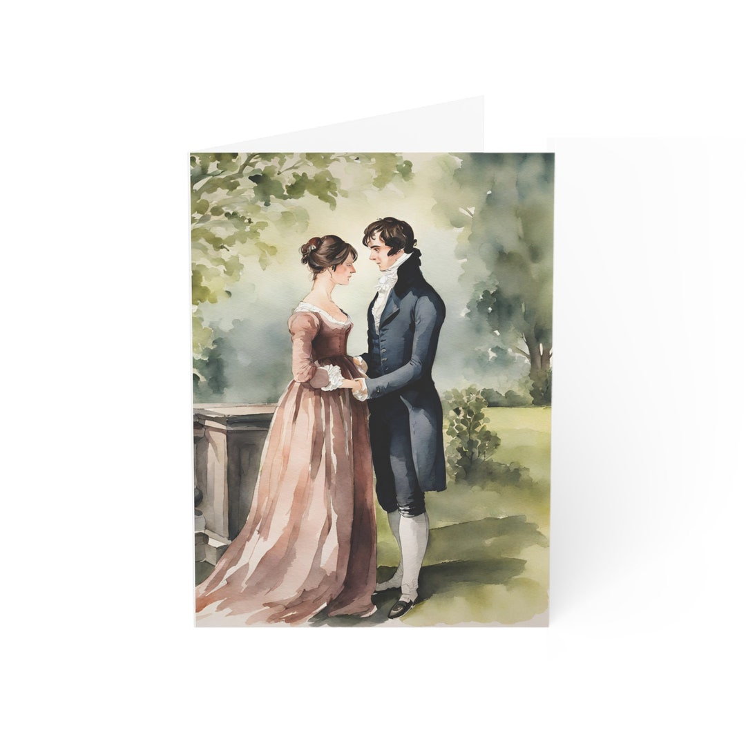 Pride and Prejudice, Darcy and Elizabeth at Pemberley, Jane Austen ...