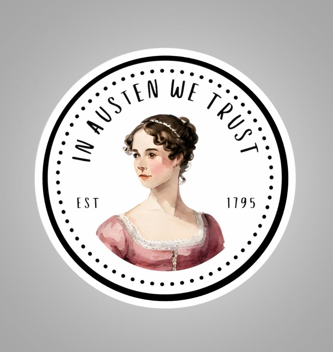 Jane Austen, Austenite, Pride and Prejudice, Regency, Round Stickers ...