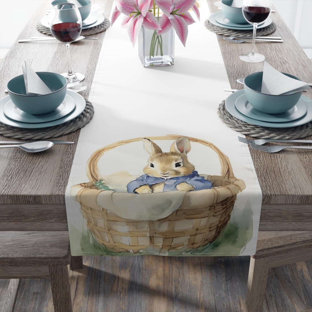 Peter Rabbit Inspired Table Runner, Beatrix Potter Baby Shower Decor ...