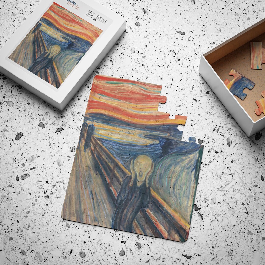 The Scream Edvard Munch Kids Puzzle, 30 Piece - Art Educational ...