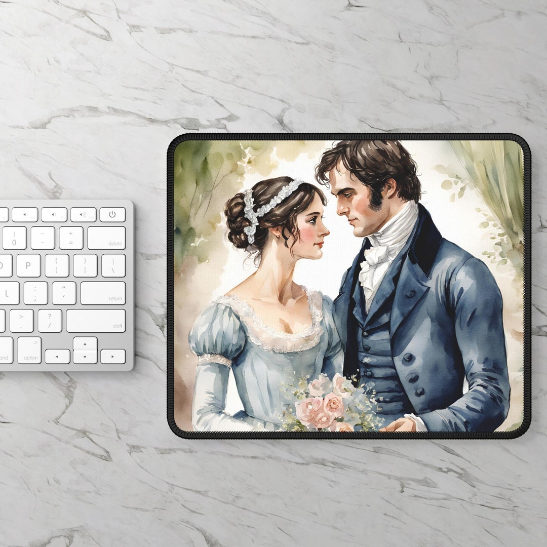 Literary Gaming Mouse Pad, Jane Austen Regency Pride and Prejudice ...