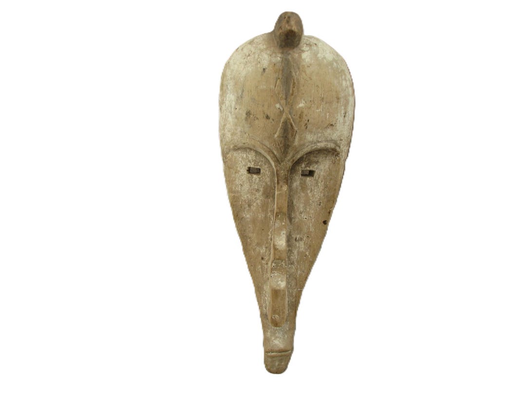 African Fang Ngil Mask Old Gabon Height 53 Cm African Art Tribal Ethnic ...