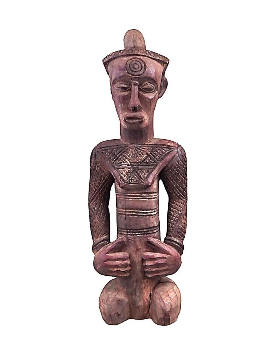 Beautiful Antique Ndengese Statue, DRC Congo H 47 Cm African Tribal Art ...