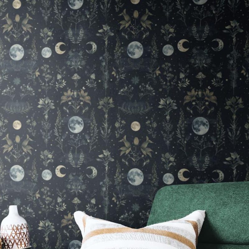 Bedroom Wallpaper Witchy - Etsy UK
