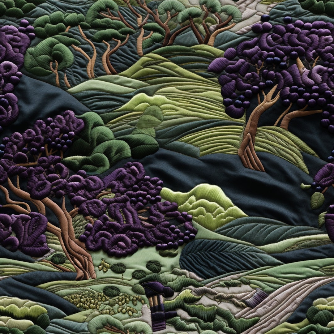 Scenic Wallpaper - Dark Funky Nature Landscape Wallpaper - William ...