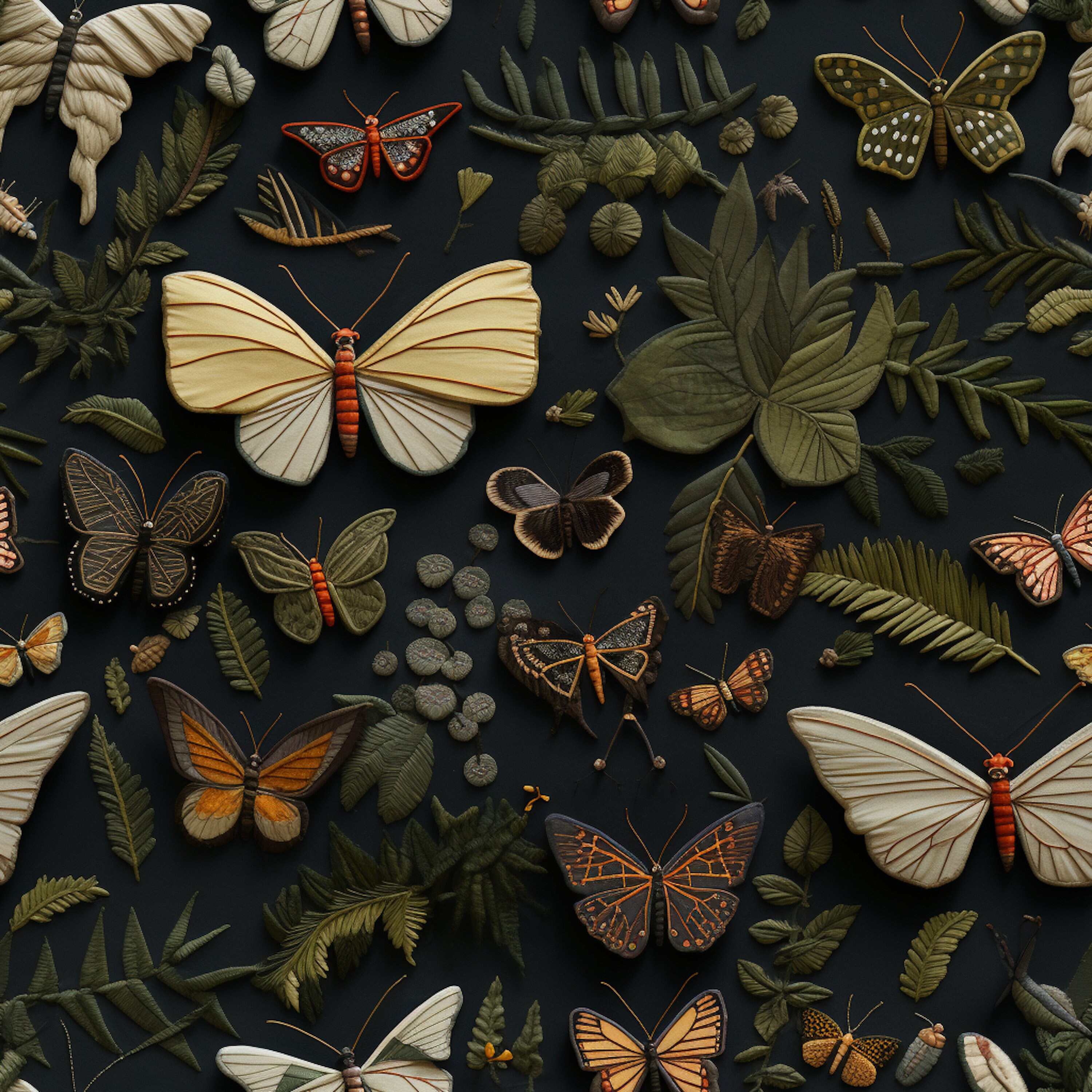 Butterfly Wallpaper Dark Cottage Core Butterfly Garden Funky, With ...