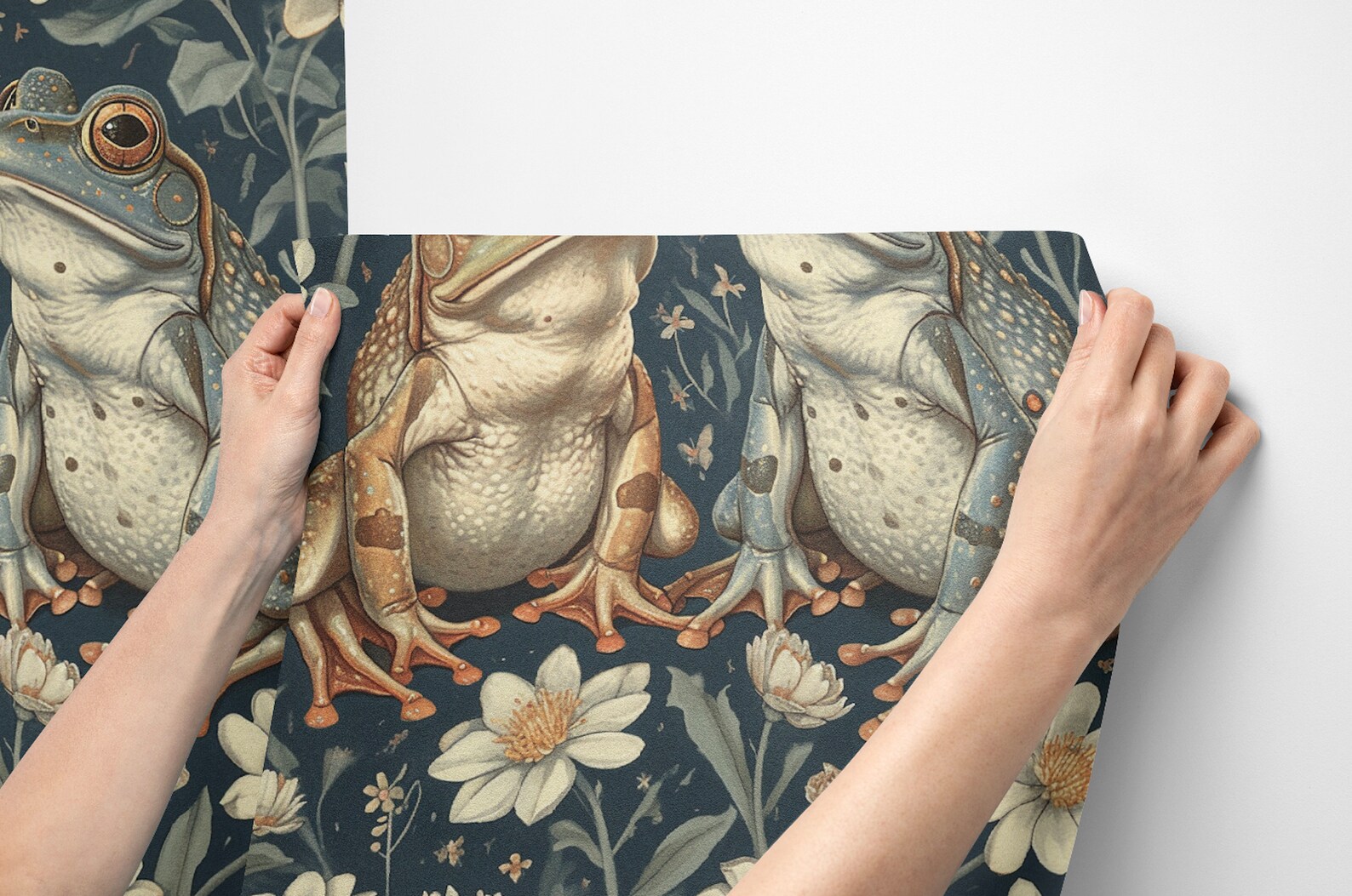 Frog Wallpaper Dark Victorian Goblin Core Toad and Pond Funky, Witchy ...