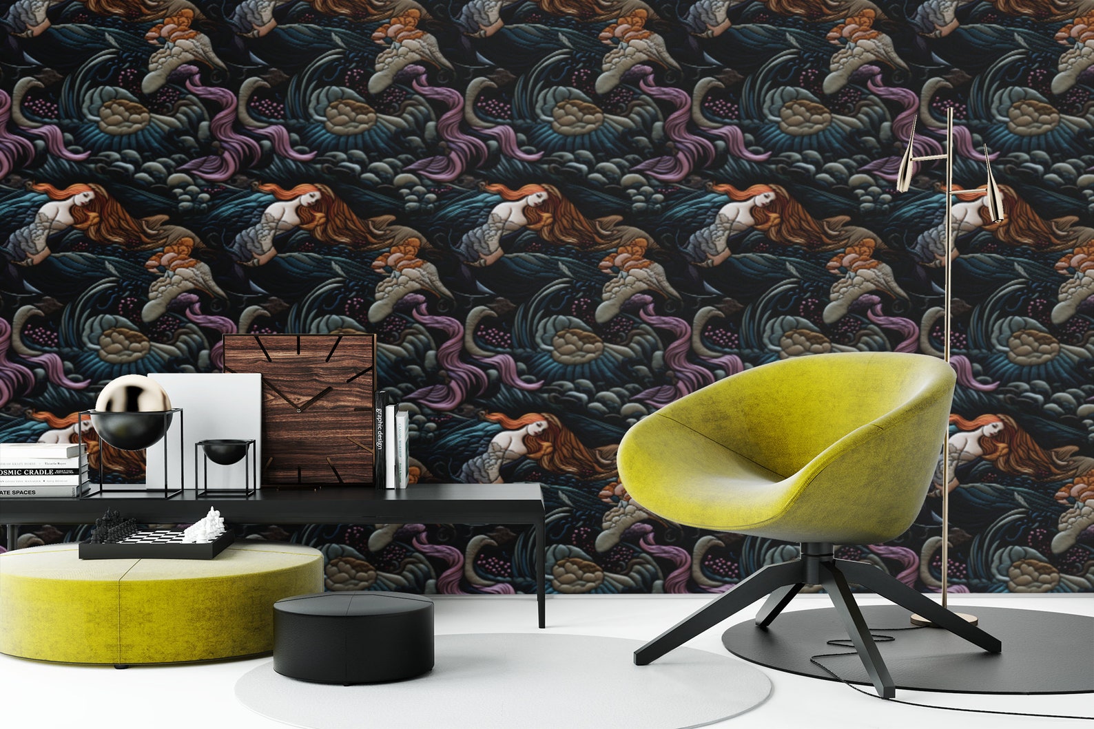 Mermaid Wallpaper - Ocean Wallpaper and Mythological Sea Creature ...
