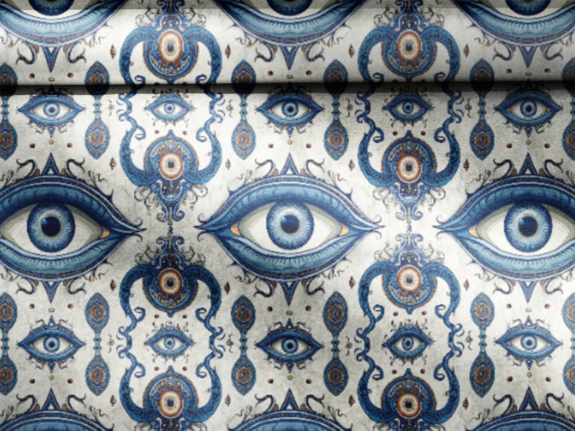 Evil Eye Wallpaper Fantasy Wallpaper With Cosmic Protection Mythical ...