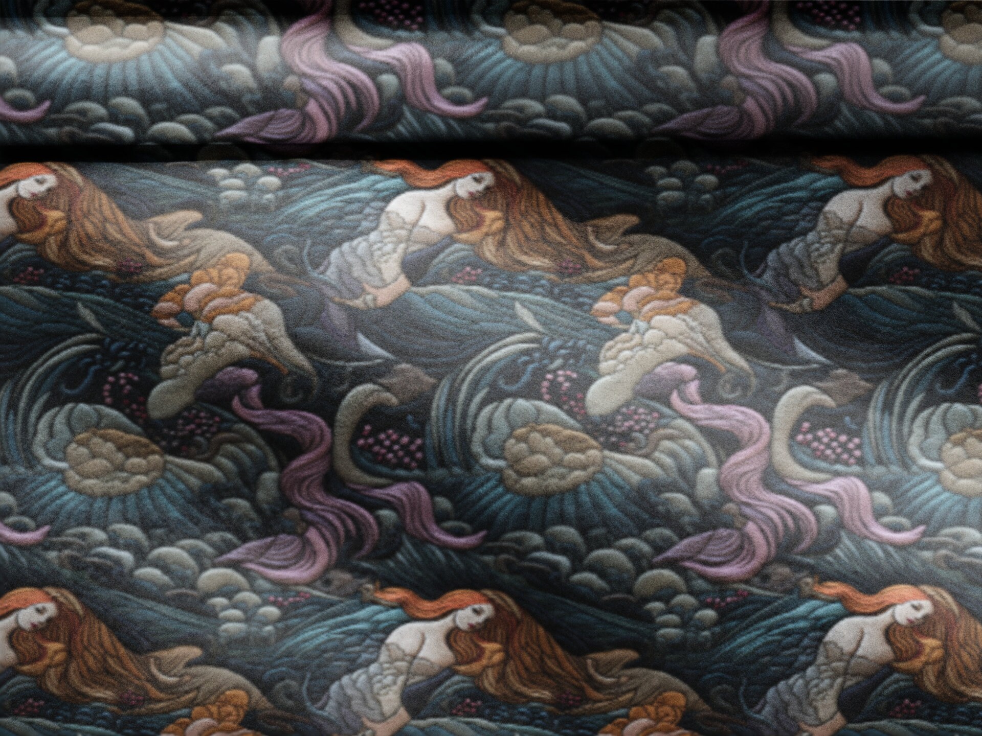 Mermaid Wallpaper - Ocean Wallpaper and Mythological Sea Creature ...