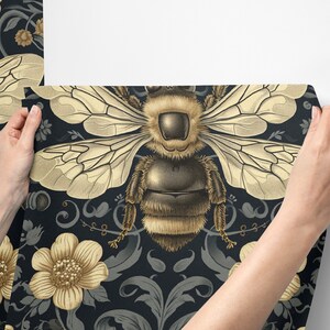 Bee Wallpaper Dark Victorian Cottage Core Bumblebee Honeybee Funky ...