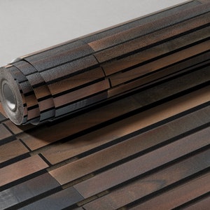 Wood Wallpaper Wooden Slat, Feature Accent Wall With Slats, Texture and ...
