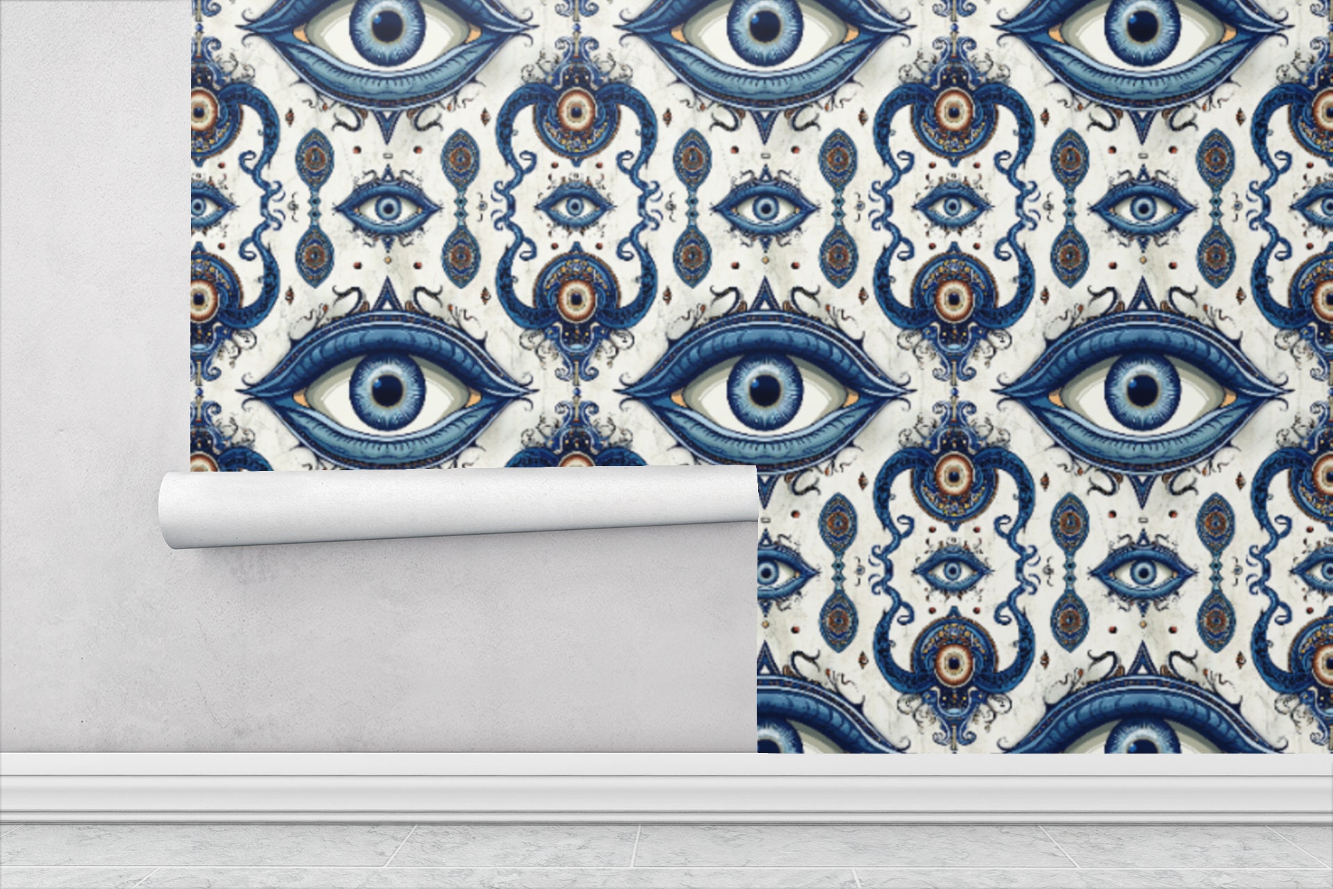 Evil Eye Wallpaper Fantasy Wallpaper With Cosmic Protection Mythical ...