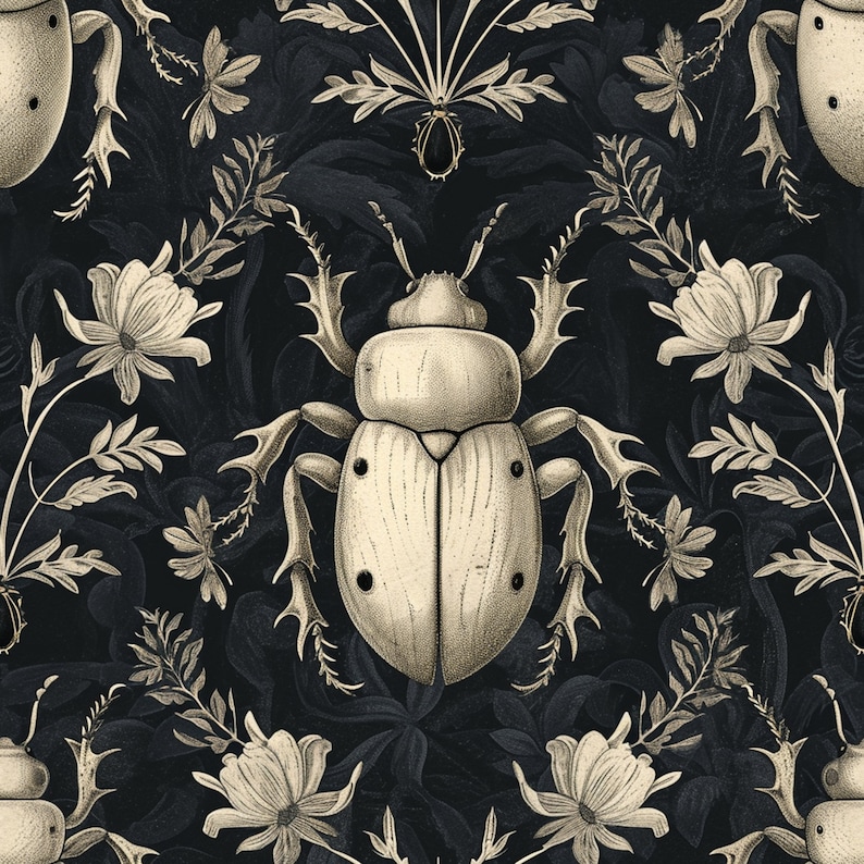 Goblin Core Bug Wallpaper, Dark Beetle Creepy Crawlies Funky, Witch ...