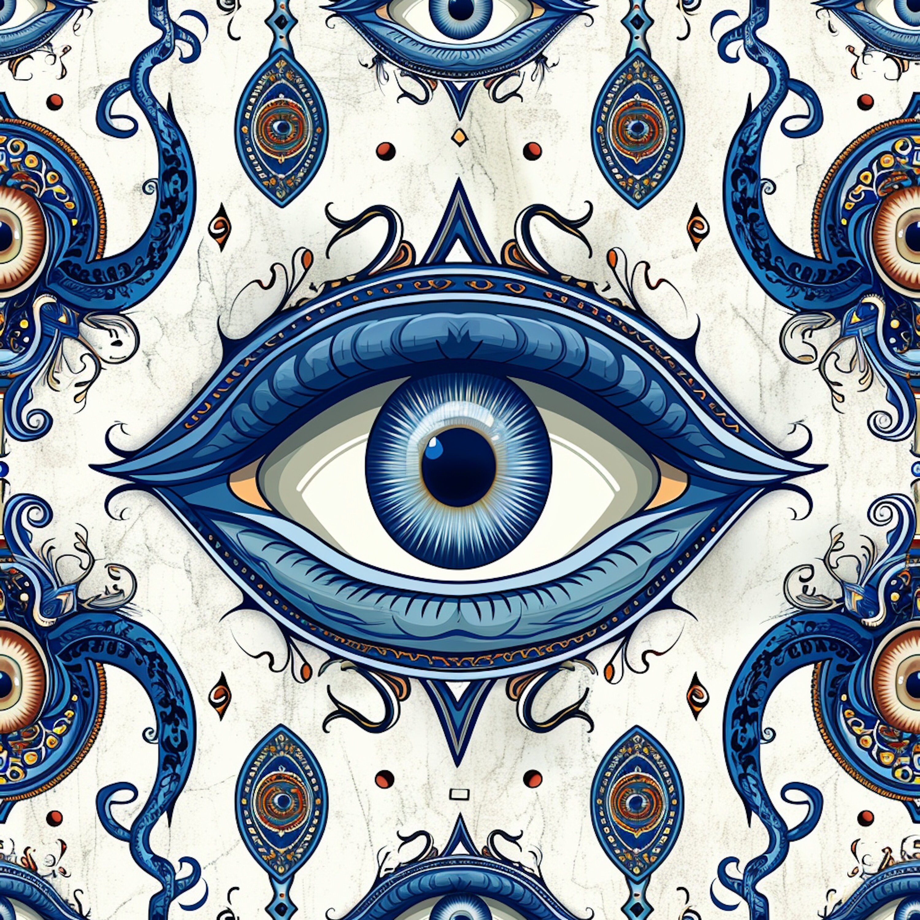 Evil Eye Wallpaper Fantasy Wallpaper With Cosmic Protection Mythical ...