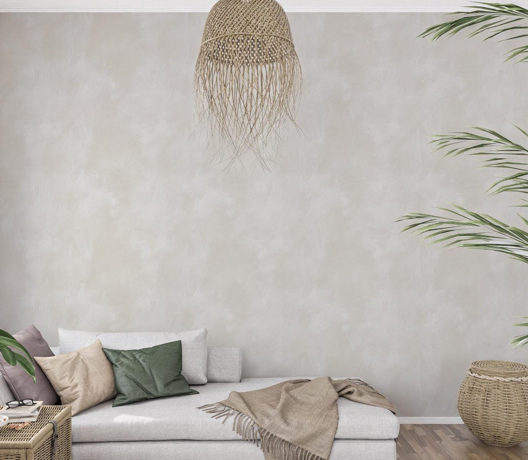 Limewash Wallpaper Modern Neutral Farmhouse, Wabi Sabi Japandi ...