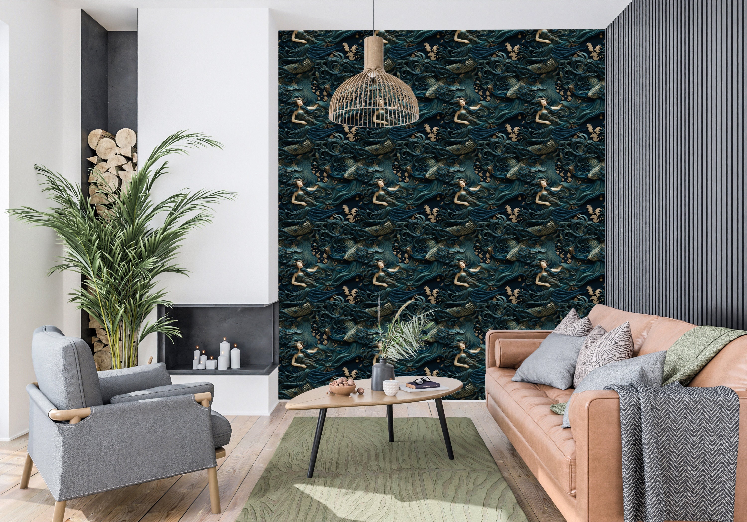 Mermaid Wallpaper - Ocean Wallpaper and Mythological Sea Creature ...