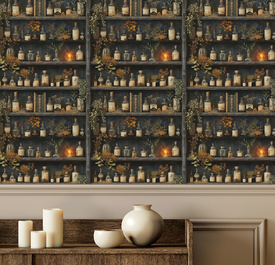 Witch Wallpaper Practical Magic Gothic Dark Funky, Halloween Witchcraft ...
