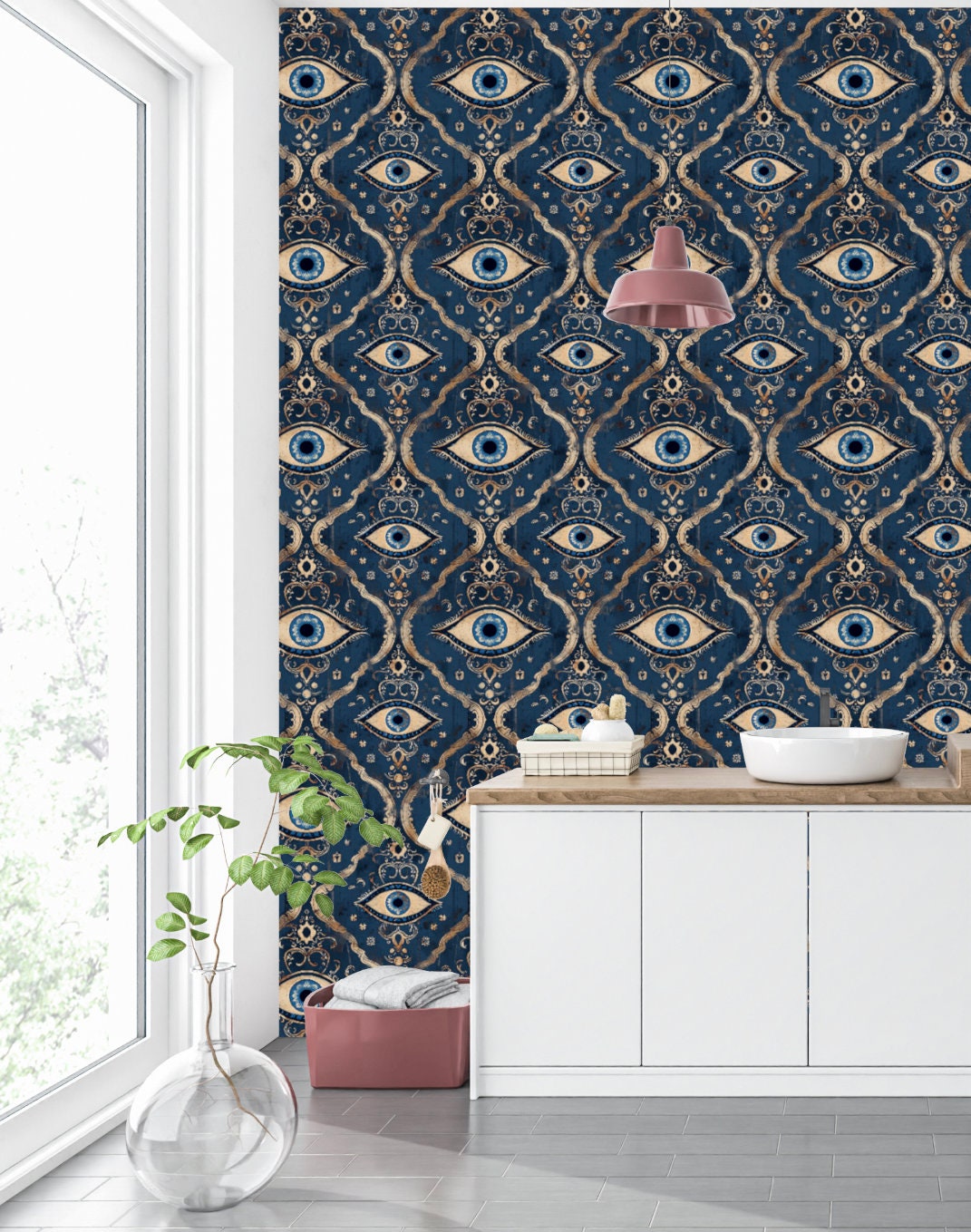 Evil Eye Wallpaper - Fantasy Wallpaper With Cosmic Protection Mythical ...