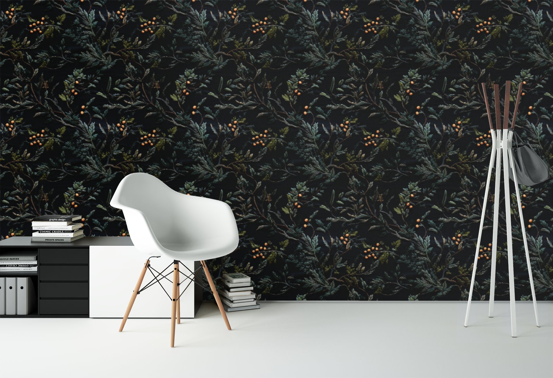 Botany Wallpaper Dark Juniper Forest Aesthetic Wallpaper William Morris ...