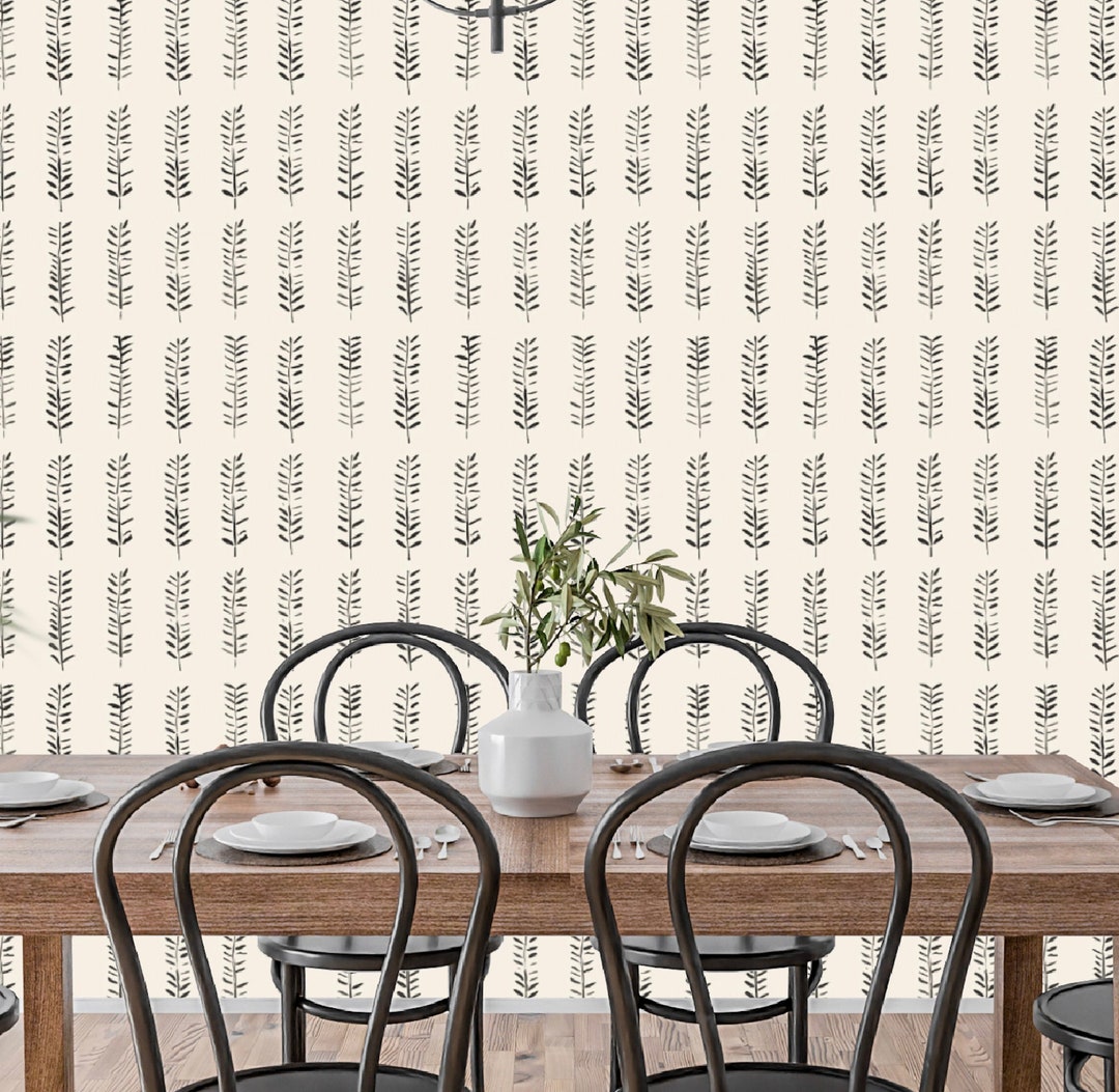 Simple Minimalist Boho Wallpaper, Unique Colorful Designer Neutral ...