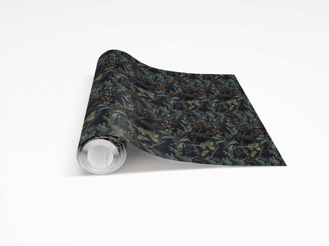 Botany Wallpaper Dark Juniper Forest Aesthetic Wallpaper William Morris ...