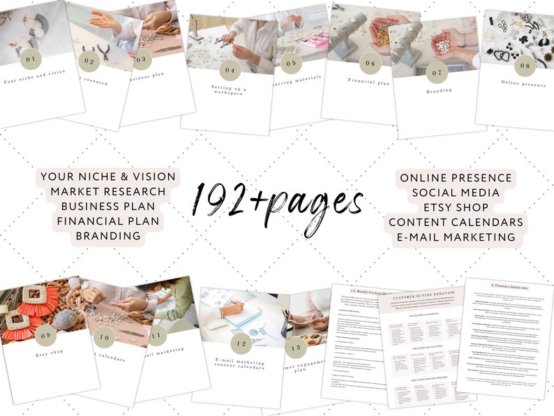 Crafting Success I Handmade Jewelry Business Guide I Small Business ...