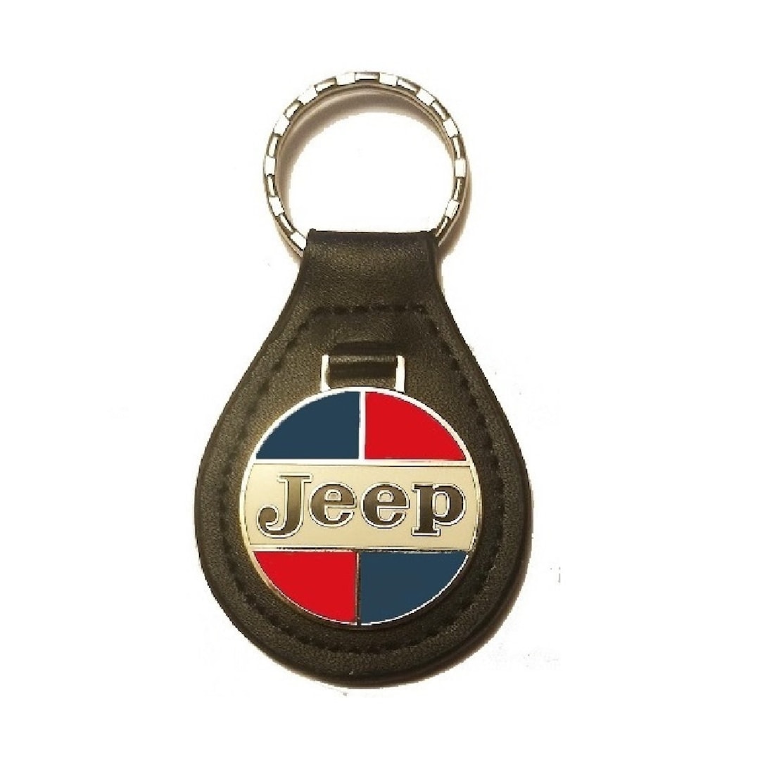 AMC Jeep Keychain - Leather Fob - Etsy