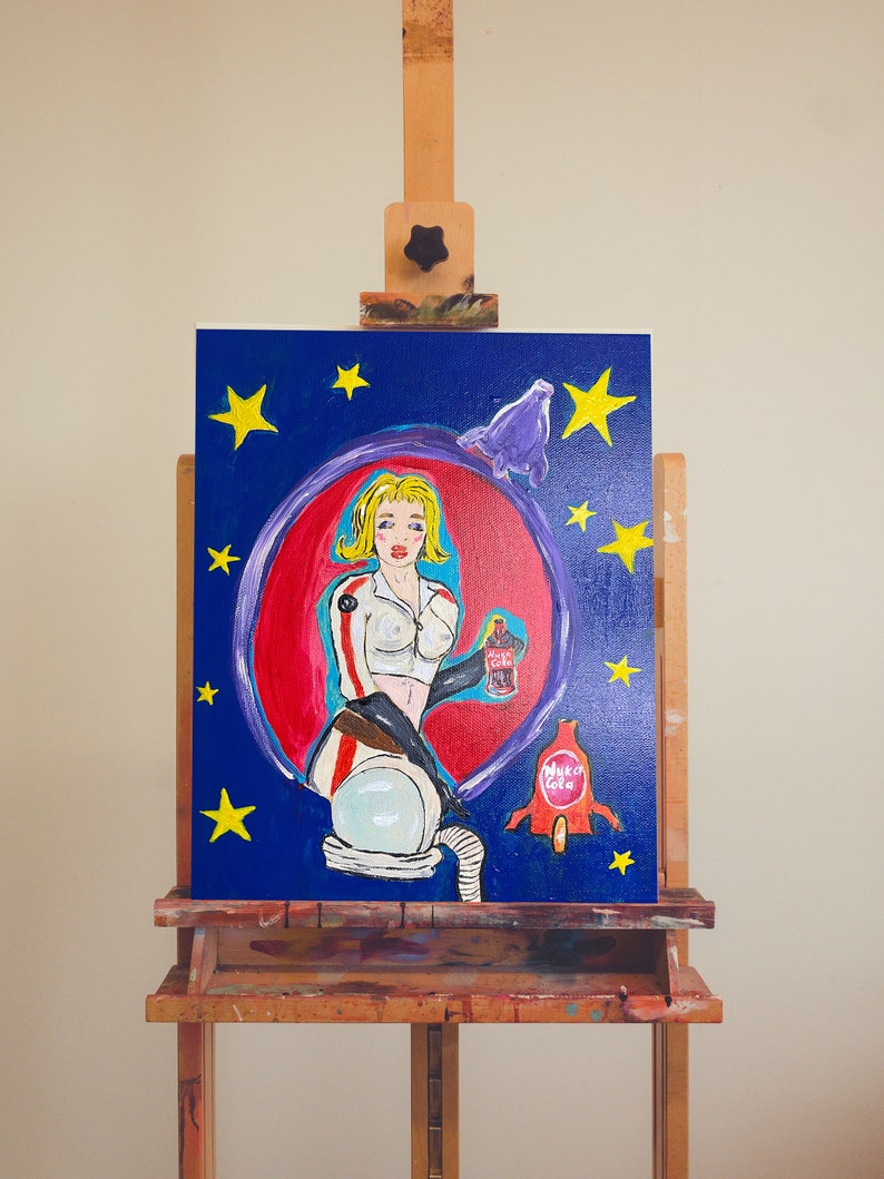 Nuka Cola - Fallout Wall Art - Video Games Fun Art - Etsy