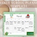 School Weekly Calendar, 2024 Printable Planner, Weekly Planner 2024 ...
