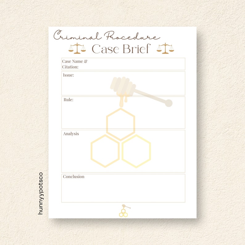 Law School Minimalist | IRAC 2L/3L Case Case Brief Bundle | Law School ...