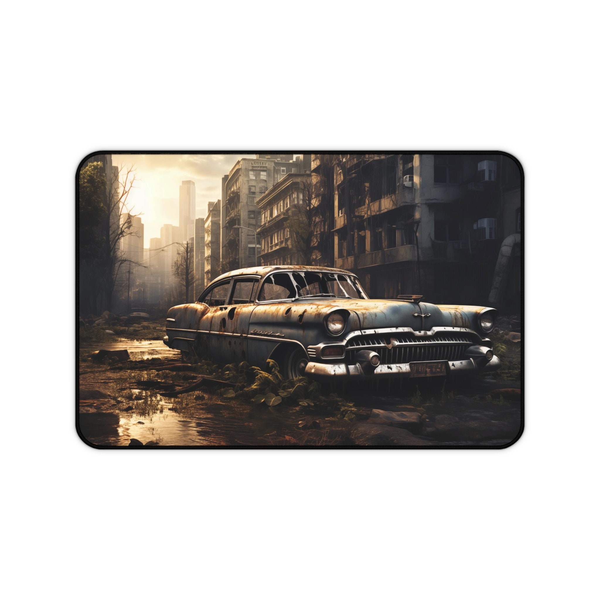 Post-apocalyptic Desk Mat and Mouse Pad the Last of Us Inspired Design ...