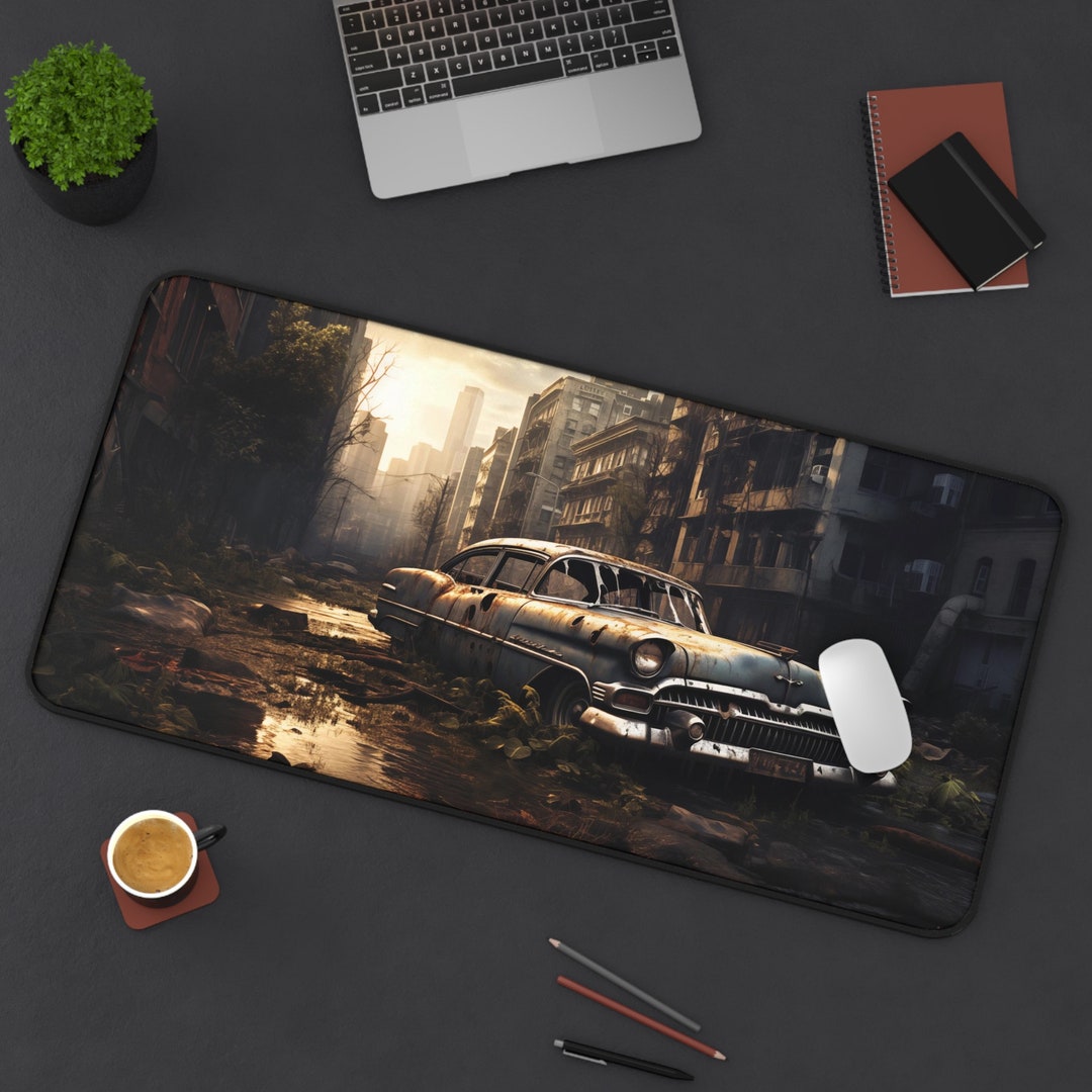 Post-apocalyptic Desk Mat and Mouse Pad the Last of Us Inspired Design ...
