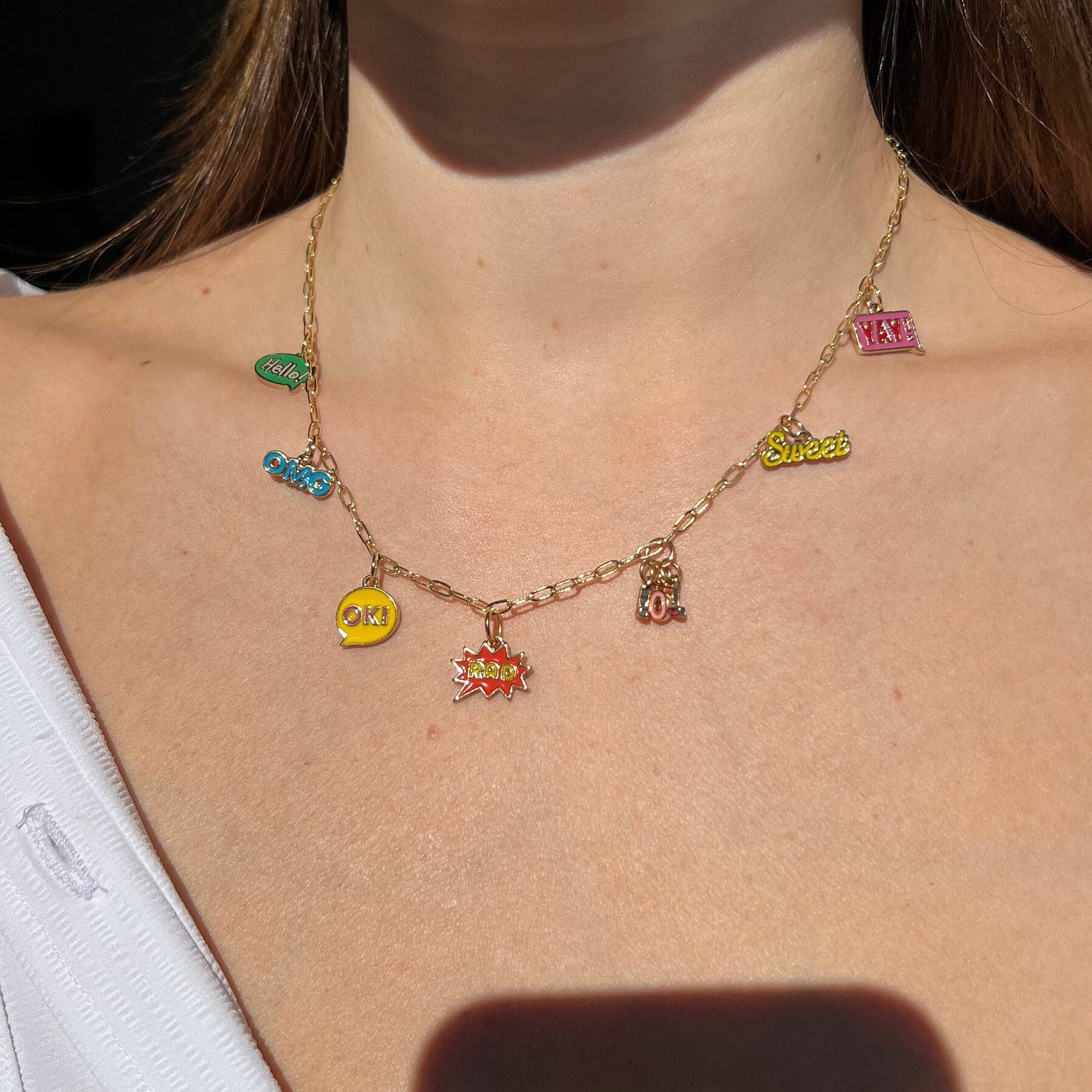 OMG LOL Charm Necklace - Etsy