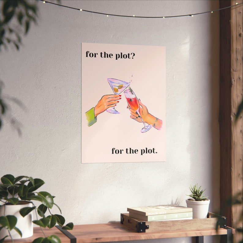 For the Plot for the Plot. Wall Art - Etsy