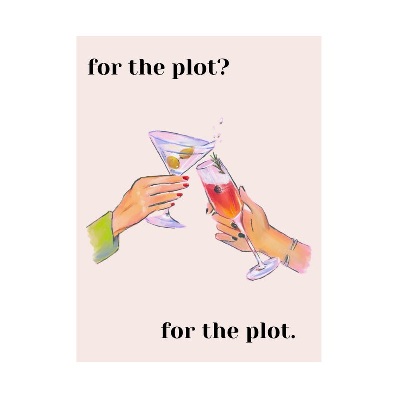 For the Plot for the Plot. Wall Art - Etsy
