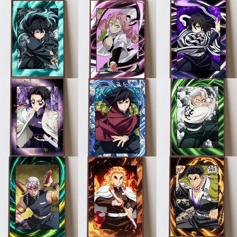 Demon Slayer Hashiras Poster - Etsy UK