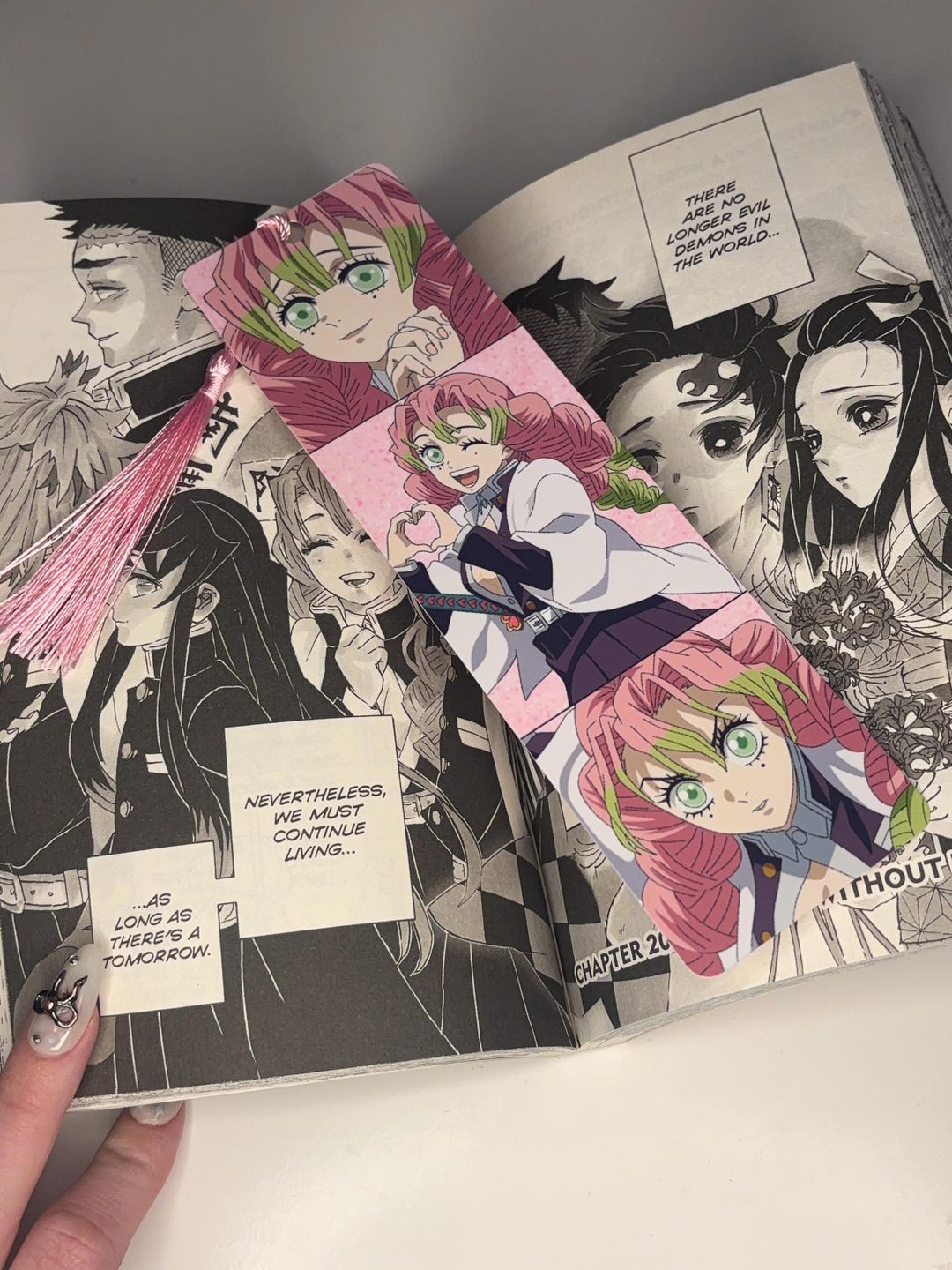 Mitsuri Kanroji Bookmark: Glossy Love Hashira Anime Manga Gift - Etsy UK