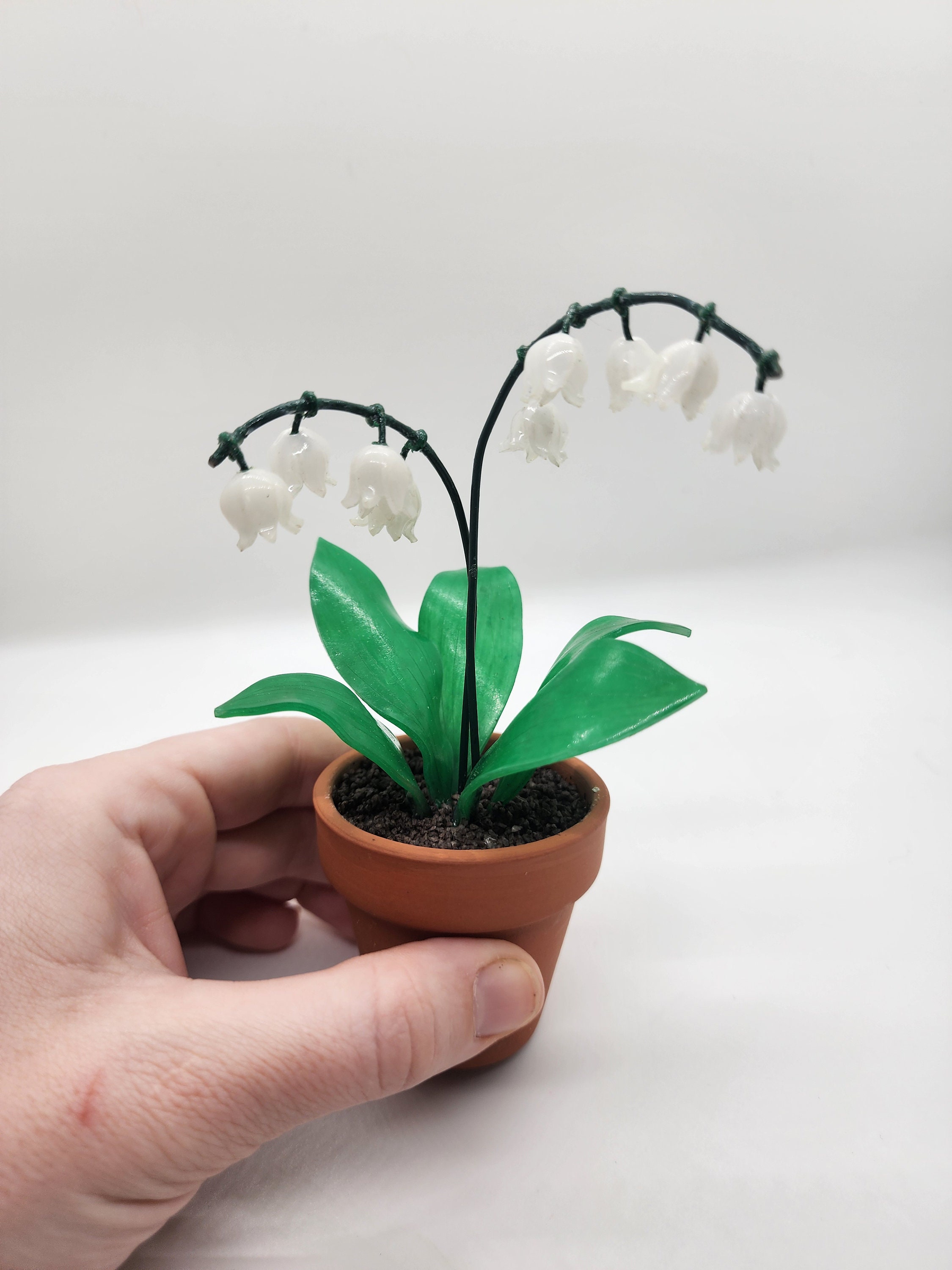 Mini Plastic Plant - 'lily of the Valley' - Etsy