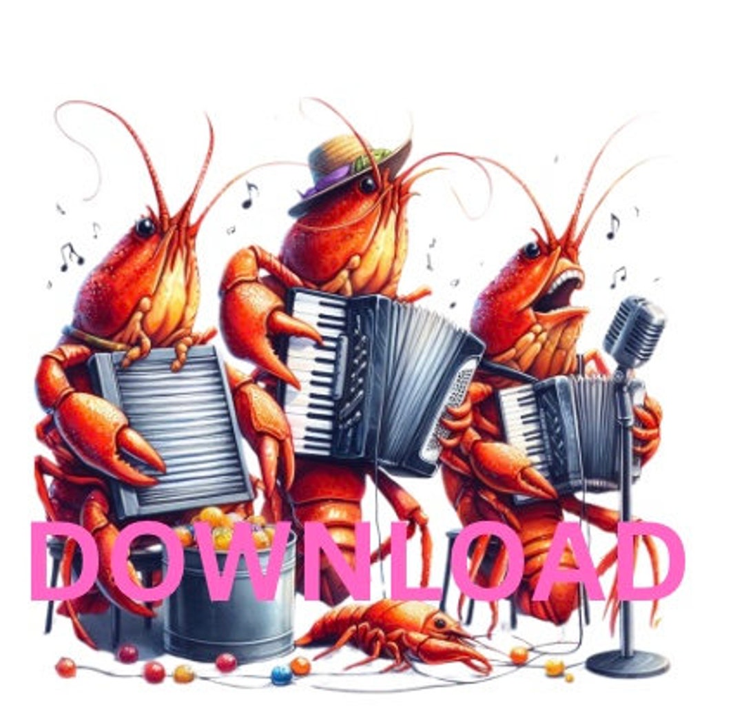 Crawfish Season Png Crayfish Lets Go Crazy New Orleans Digital Art ...