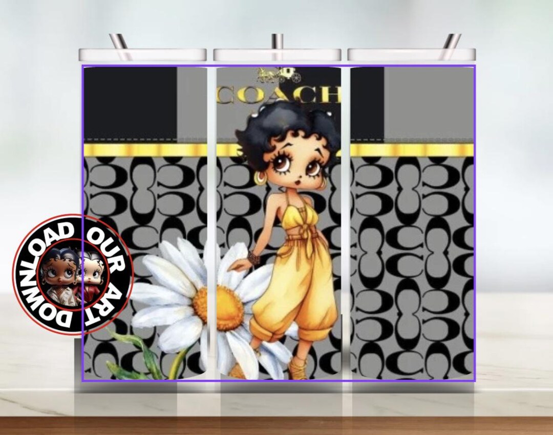 Daisy Tumbler Wildflowers Watercolor Botanicals Designer Tumbler PNG ...