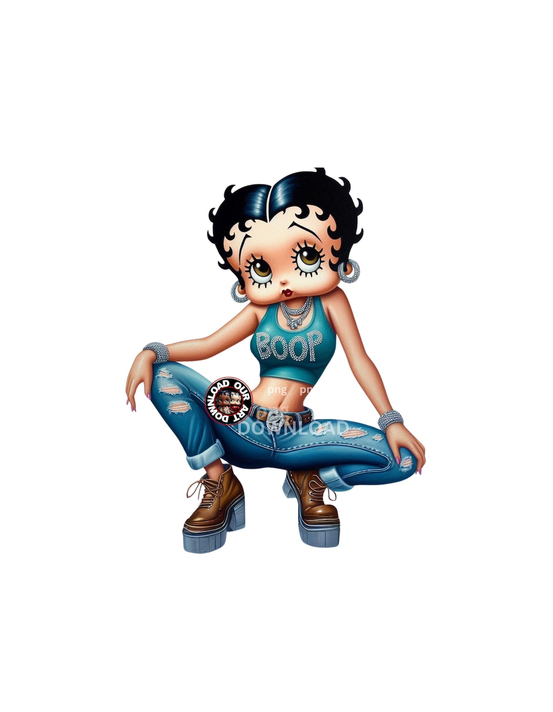 Png New 2025 Tshirt Design Png Boop Download Boop PNG Betty Boop Design ...