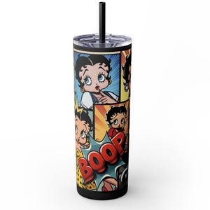 Betty Boop Png 20 Oz Tumbler Wrap PNG Comic Strip Betty Boop Designs ...