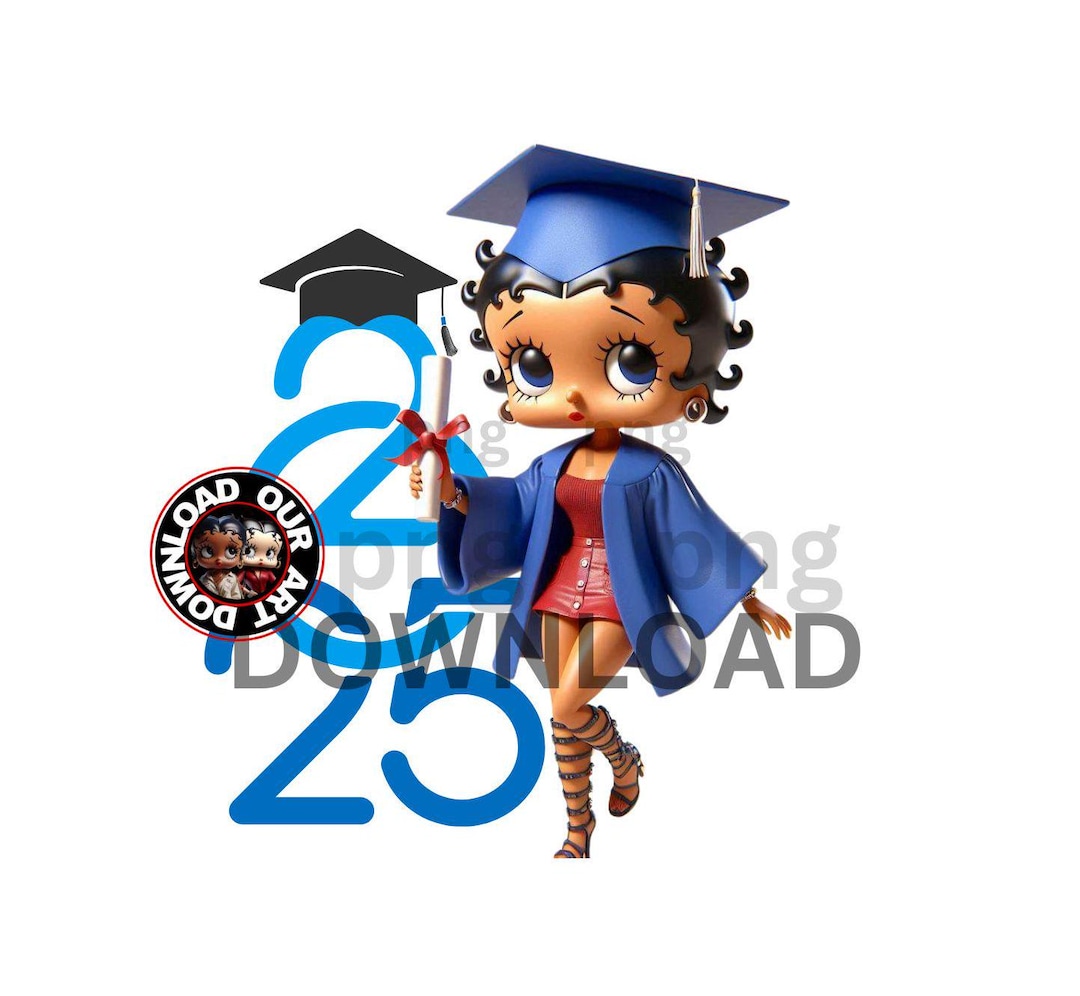 Graduate Senior Png, Graduation Shirt Png, Png Betty Boop, Betty Boop ...