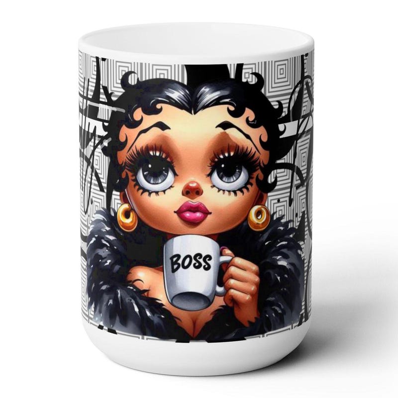 Cartoon Coffee Mug - Etsy