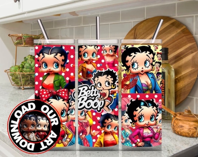 Betty Boop Tumbler Wrap - Etsy Canada