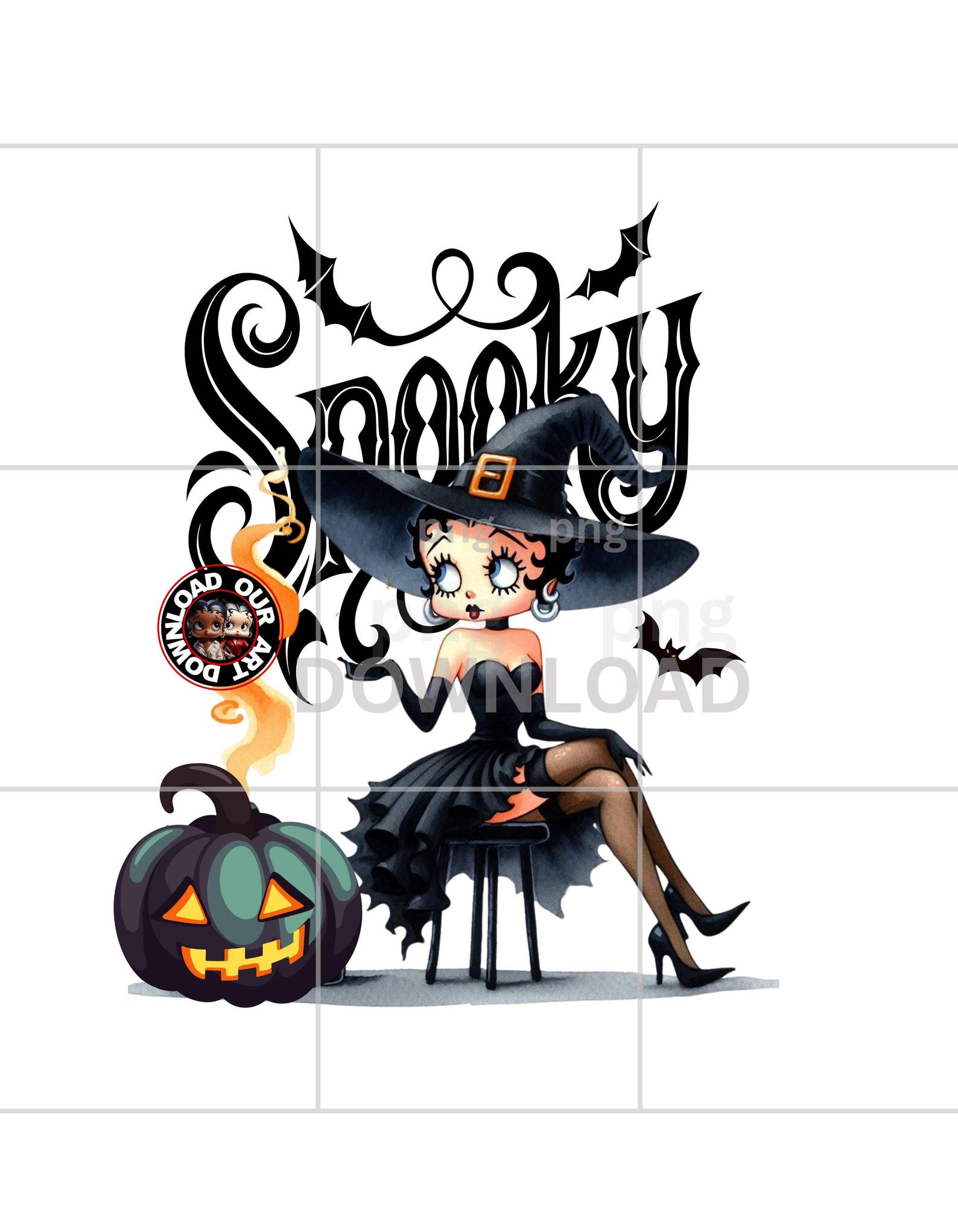 Spooky Season Png Witchy Png Vintage Halloween PNG Retro Halloween PNG ...